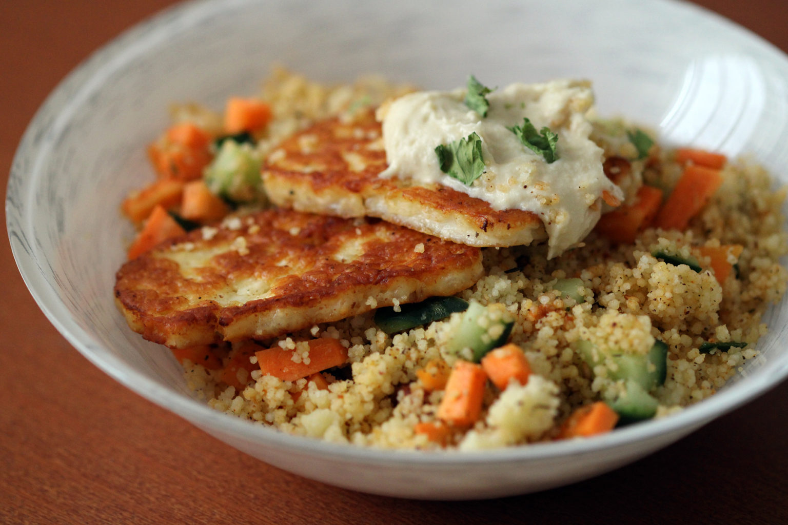 Recipe: Grilled Halloumi Bowl – Mab Made Food