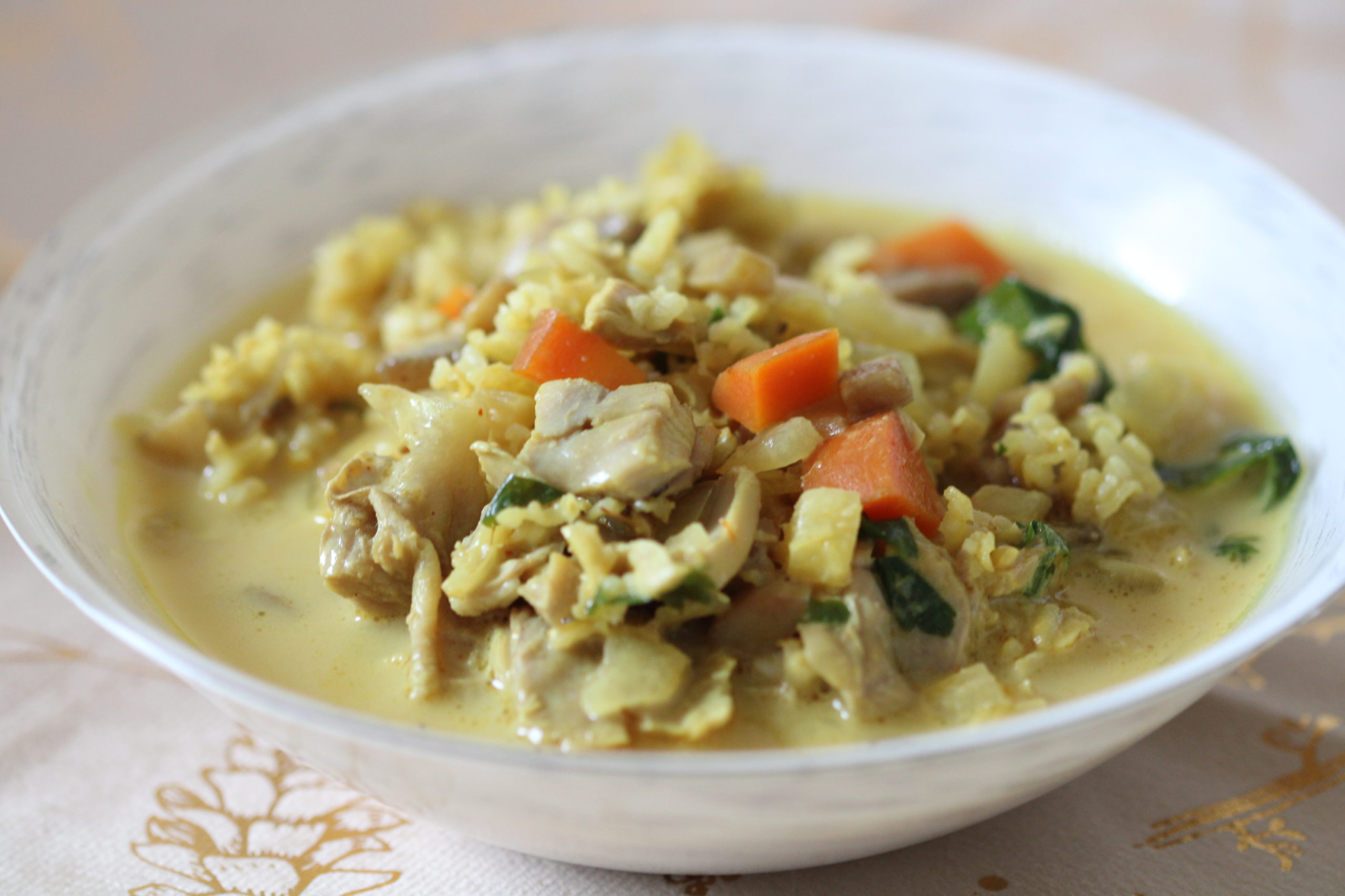 Recipe: Ginger-Turmeric Chicken and Rice Soup – Mab Made Food